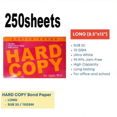High Quality Hard Copy BondPaper 70gsm Substance for printing and ...