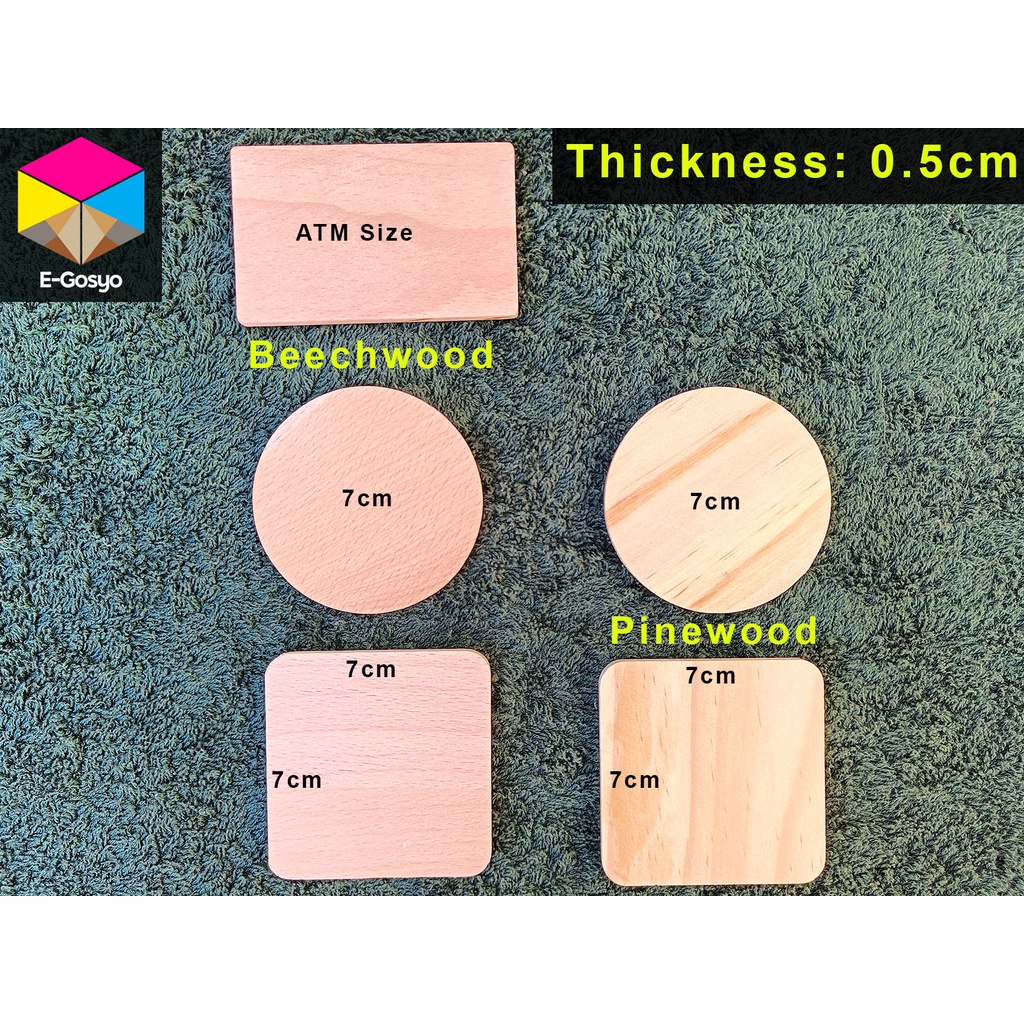 1 pc 7cm & ATM size Pinewood/Beechwood Blank Craft for Ref Magnet, Wood ...