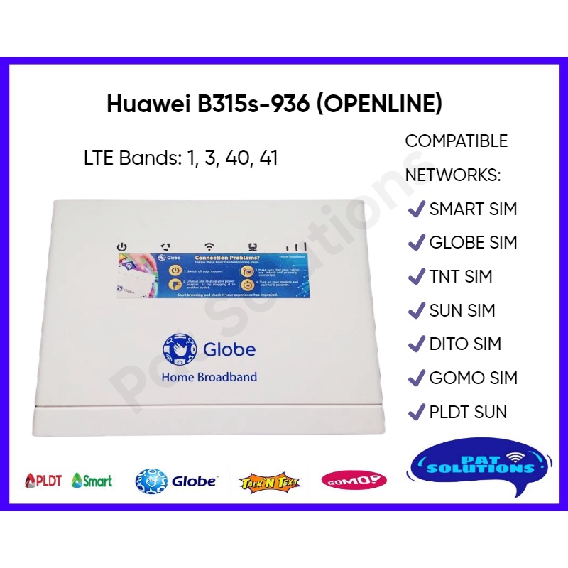 Huawei B315s-936 Loadable OPENLINE Modem Wifi | Shopee Philippines