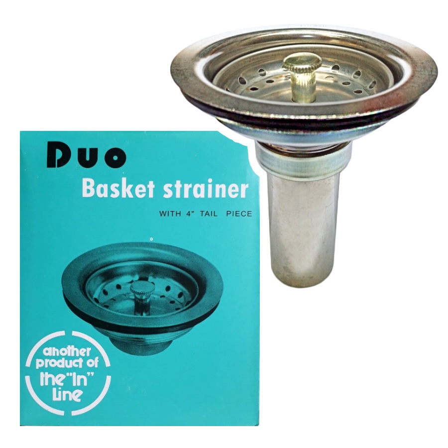 DUO Basket Strainer with 4" Tail Piece | Shopee Philippines