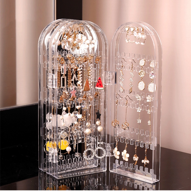 Foldable earring rack bracelet necklace display rack screen jewelry ...