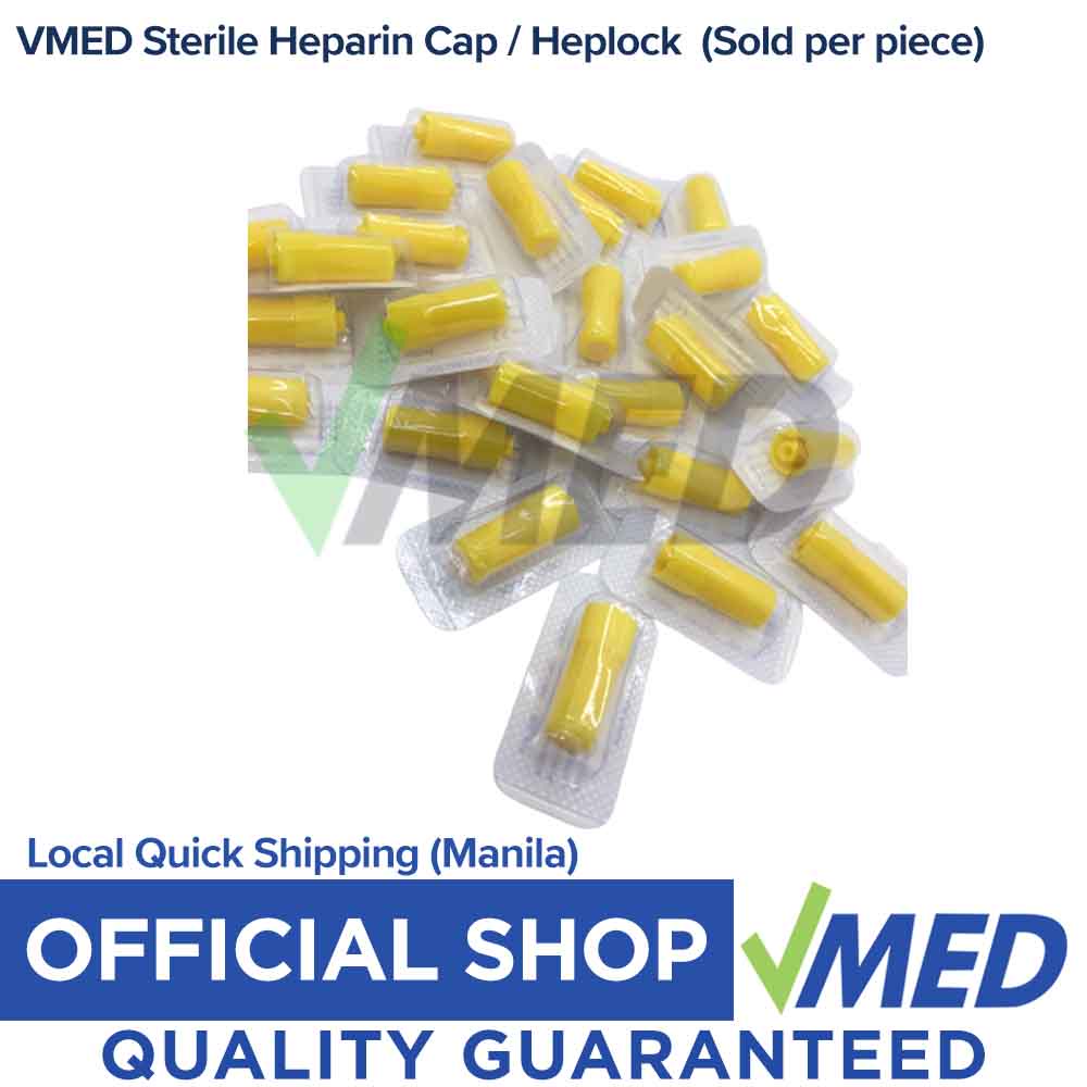 VMED Sterile Heparin Cap / Heplock (Sold per piece) | Shopee Philippines