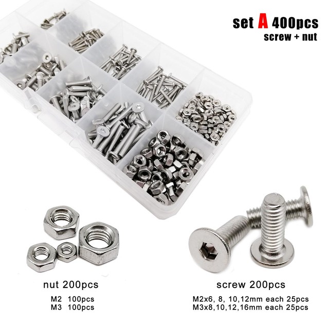 400/2100 M1.6 M2 M3 M4 M5 304 Stainless Steel Hexagon Hex Socket Ultra ...