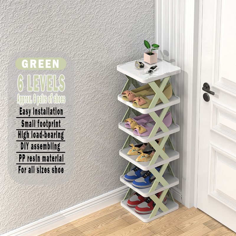 【In stock】Multifunctional Stackable Easy Shoe Rack Home Multi-layer DIY ...