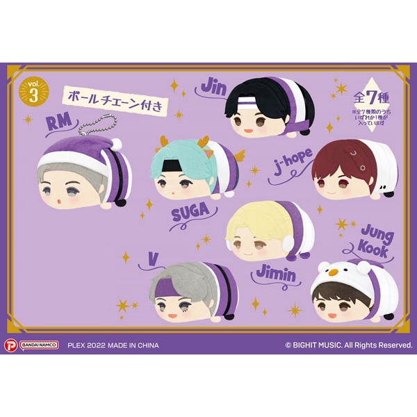 BTS TinyTan Mochimochi plush mascot with ballchain - Official merch ...