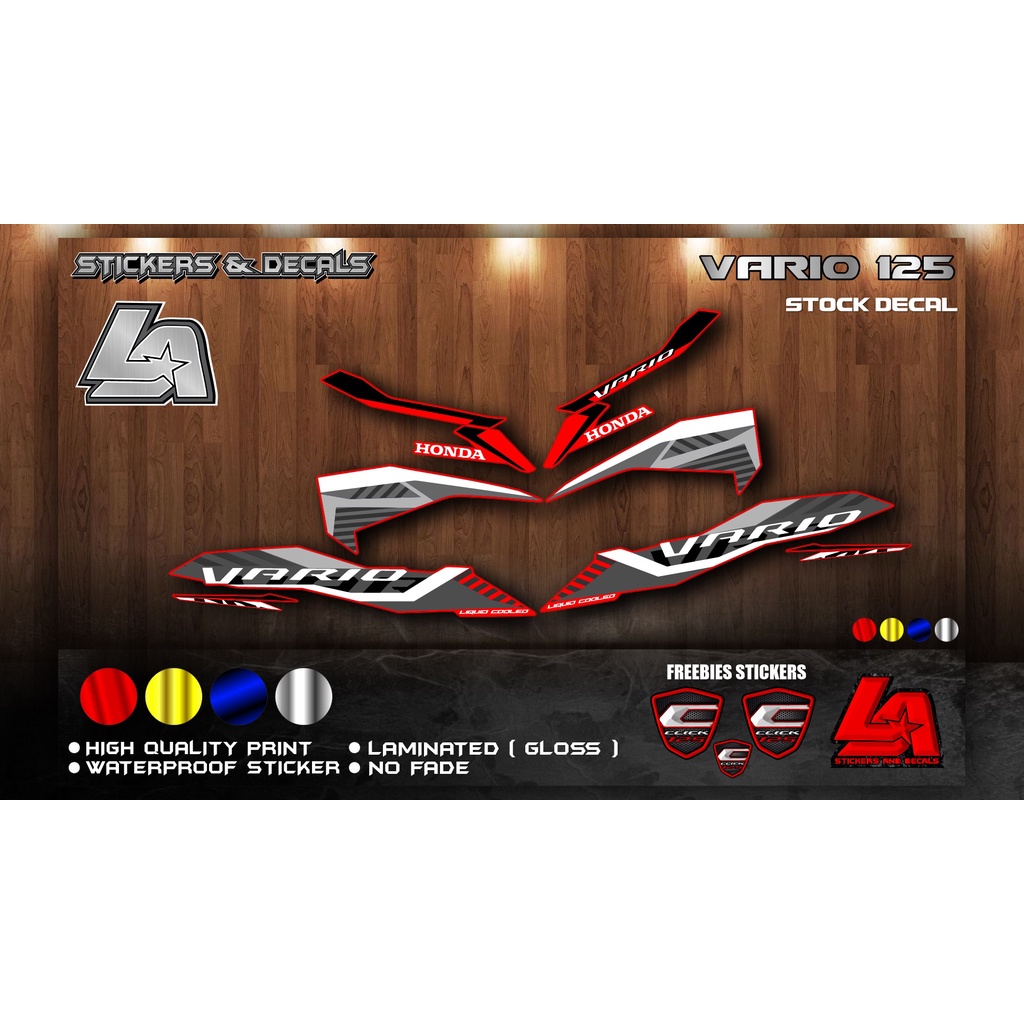 Honda VARIO (Click) 125i V3 Stock Decal (2023 mod.) | Shopee Philippines