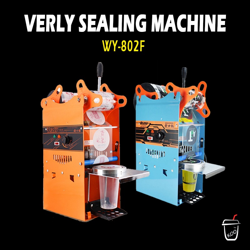 Verly Sealing Machine Heavy Manual Sealer Milk Tea Cup Plastic Cup Can ...