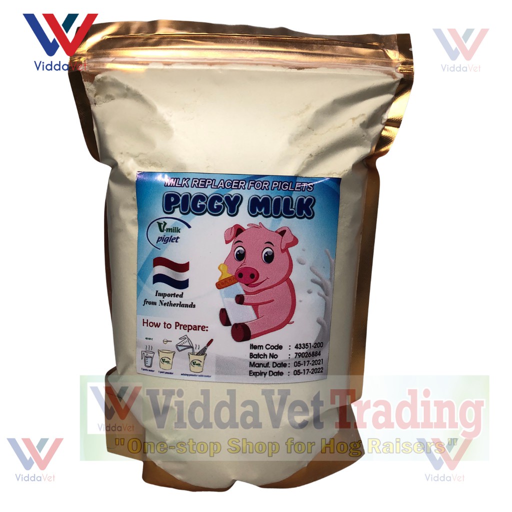 1kilo Piggy Milk - milk replacer for newborn pigs piglets foster milk ...