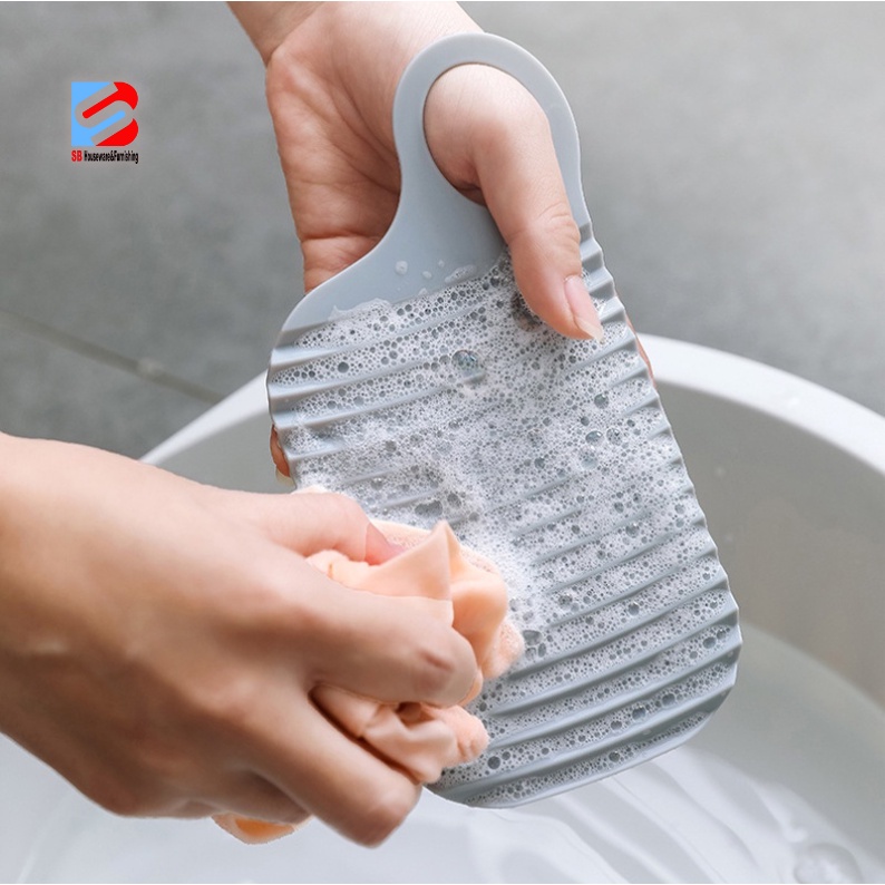 Anti-slip Mini Washing Board Portable Travel Clothes Socks Cleaning ...