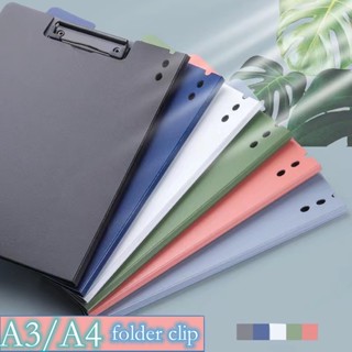 A4 Morandi Color Folder Clip Board Horizontal Vertical Water-proof File ...