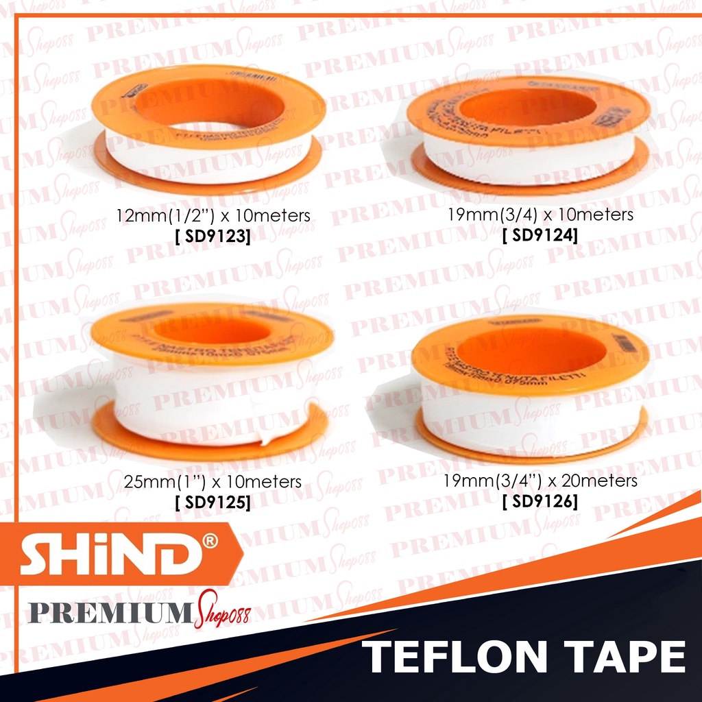 Standard Teflon Tape Roll Thread Seal Sealer TPFE Plumbing Fittings ...