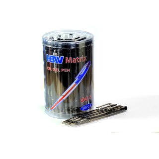 HBW MATRIX OIL GEL PEN/BALLPEN OG-5 50 PCS COLOR (BLACK) designed high ...