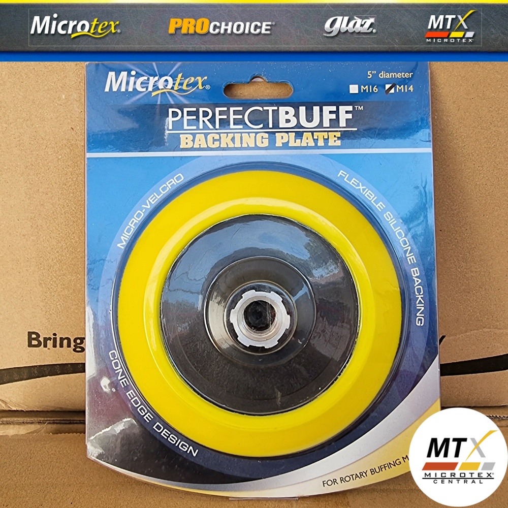 Microtex MTX Backing Plate 5 inches M14 for buffing machine | Shopee ...