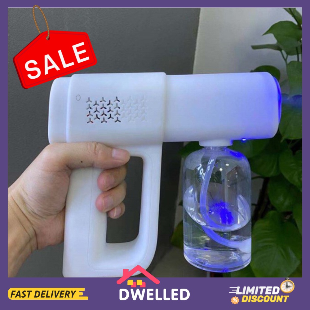 DWELLED Blu-Ray Anion Nano Disinfectant Fog Machine Spray Disinfection ...