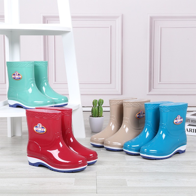 Rain Boots for Women Bota High Quality Waterproof Non Slip Rain Shoes ...