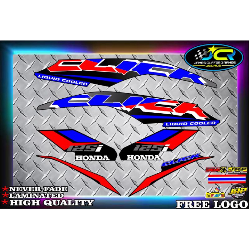 Honda Click 125 i v2 Stock Decals Stickers | Shopee Philippines