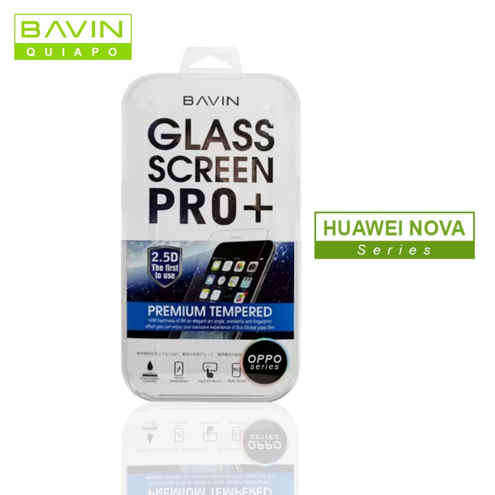 BAVIN Premium Tempered Glass for Huawei Nova Series Nova3 / Nova4 ...
