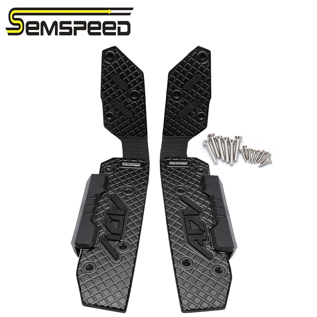 【SEMSPEED】For Honda ADV 160 ADV160 2022-2024 Motorcycle CNC Aluminum Footrest Footboard Matting ...
