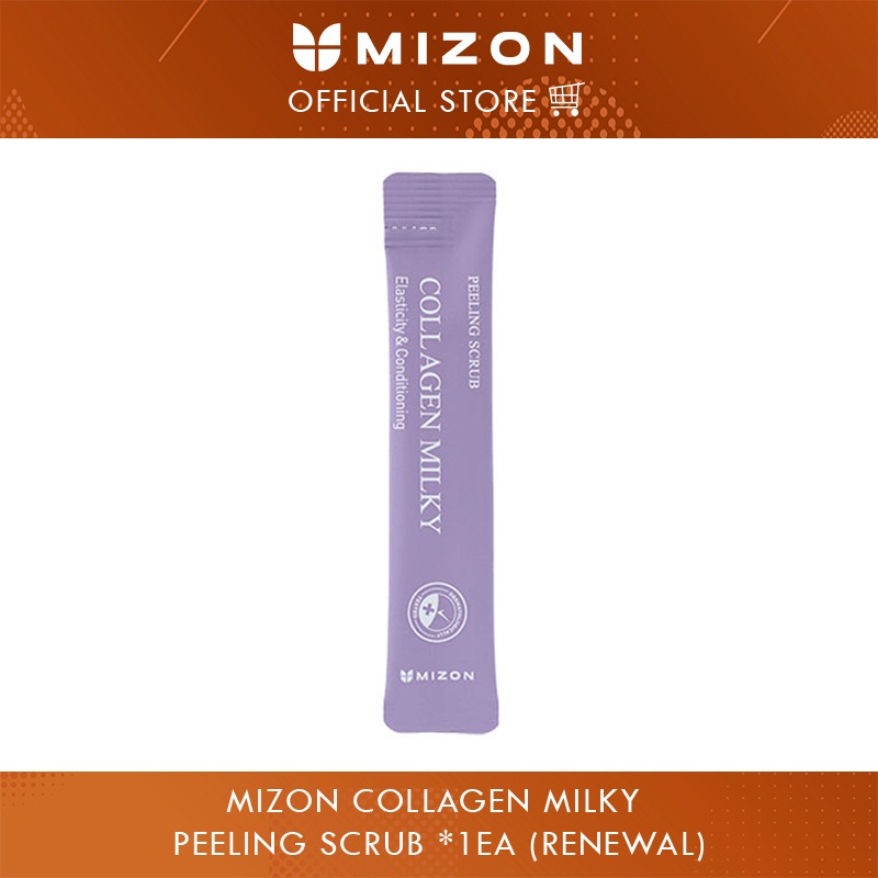 Mizon Collagen Milky Peeling Scrub *1ea (Renewal) | Shopee Philippines