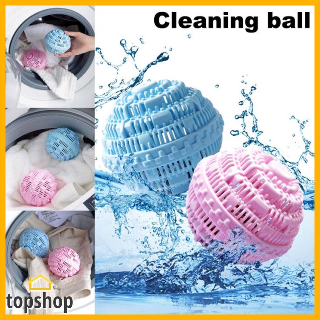TOPSHOP Laundry Cleaning Ball Reusable Large Washing Ball Fragrant ...