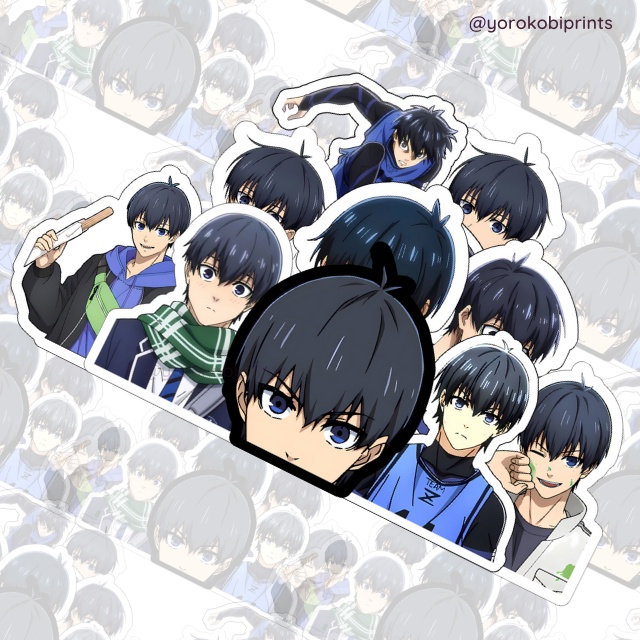 Yoichi Isagi - Blue Lock - Peeker, Icon - Waterproof Laminated Vinyl ...