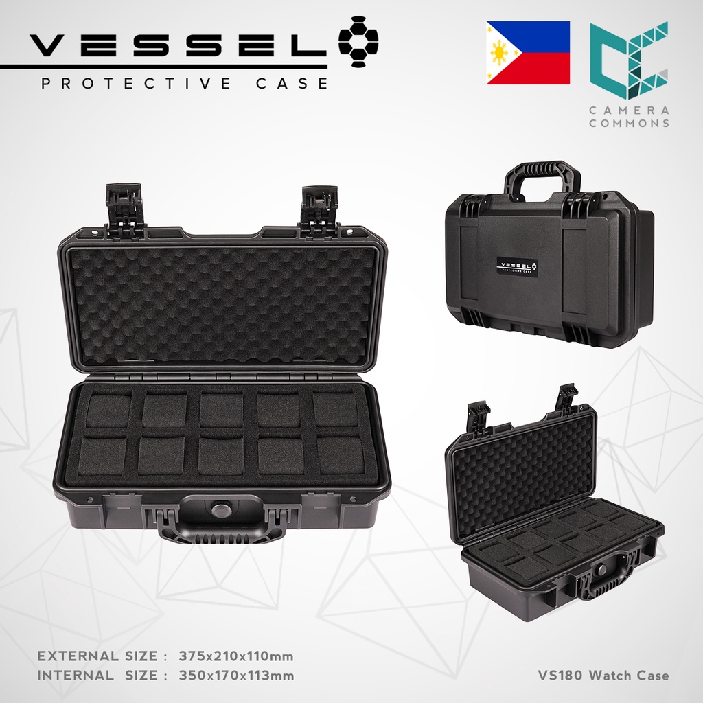 VESSEL New Watch Case Organizer Storage Hard Cases with Foam for ...