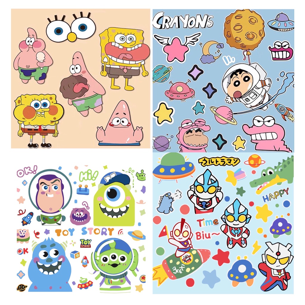 30*30 Big mix of cartoon DIY Digital Painting Pagpipinta DIY Canvas ...