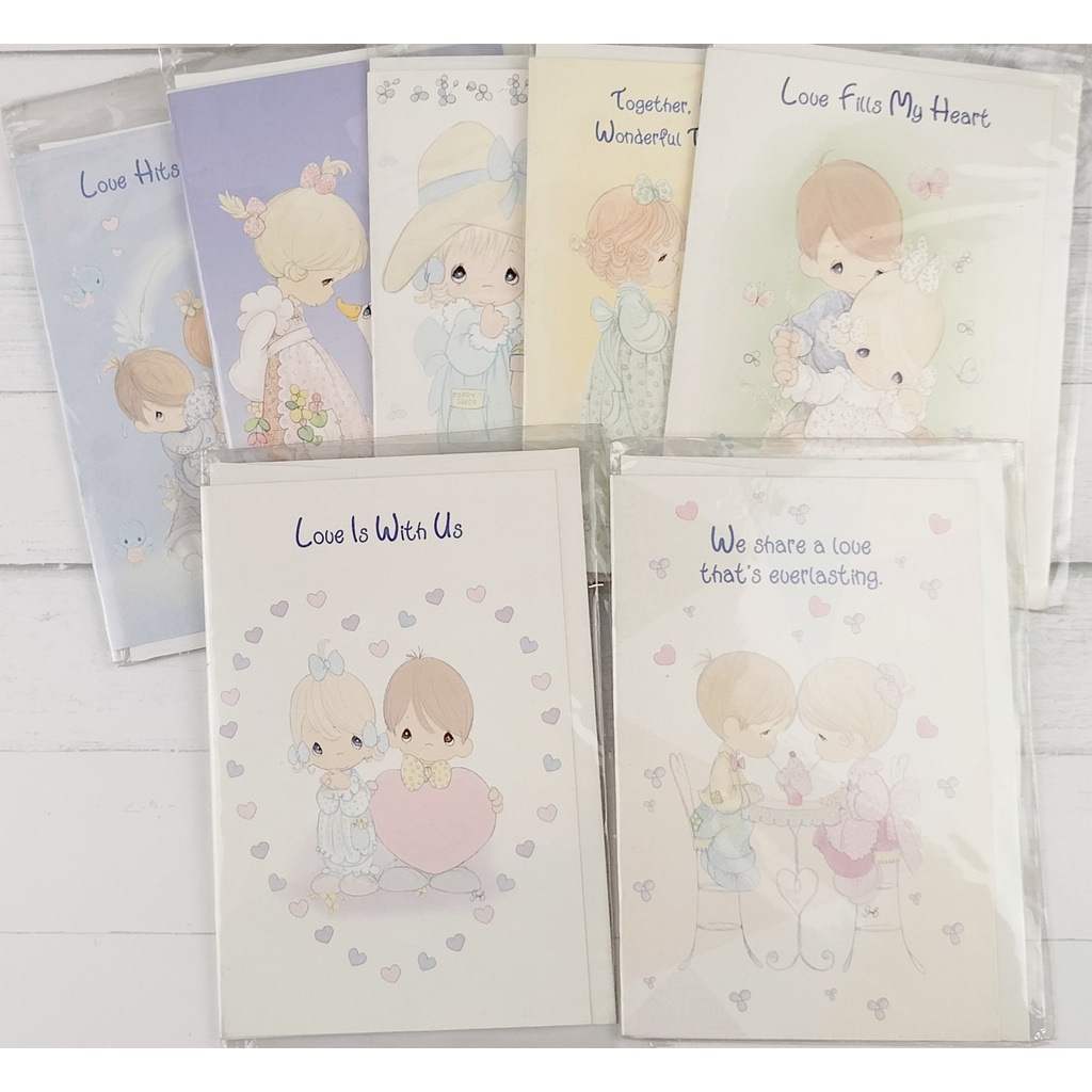 Precious Moments Greeting Cards w/ Envelope 4"x6" (Assorted Design ...