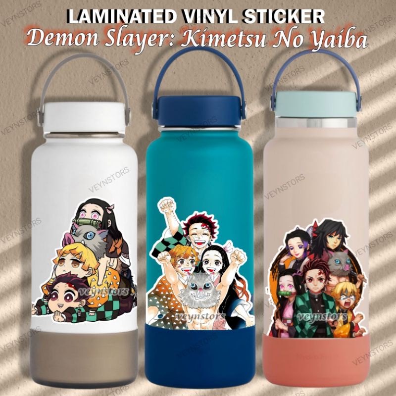 DEMON SLAYER KIMETSU NO YAIBA LAMINATED VINYL STICKER | Shopee Philippines