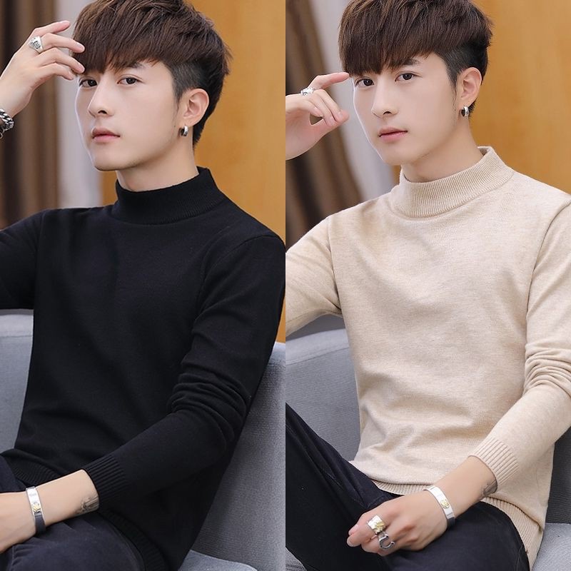 Sweater Add wool upset man han edition half a turtleneck sweater ...