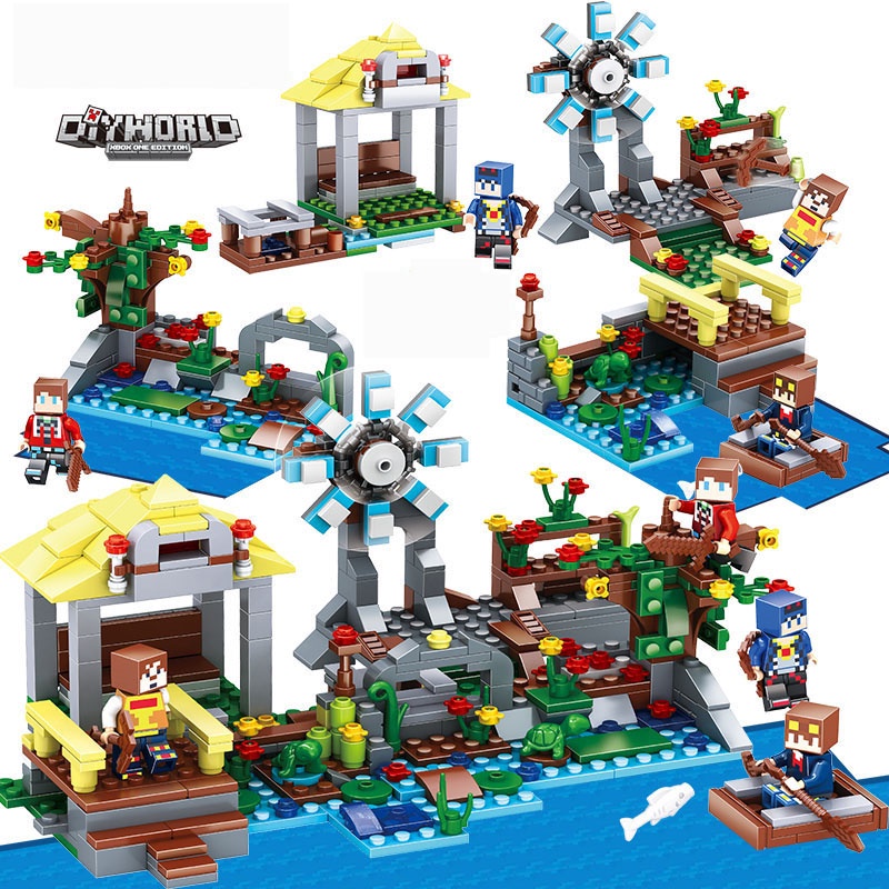 My world series of organs cave building block figures puzzle assembled ...