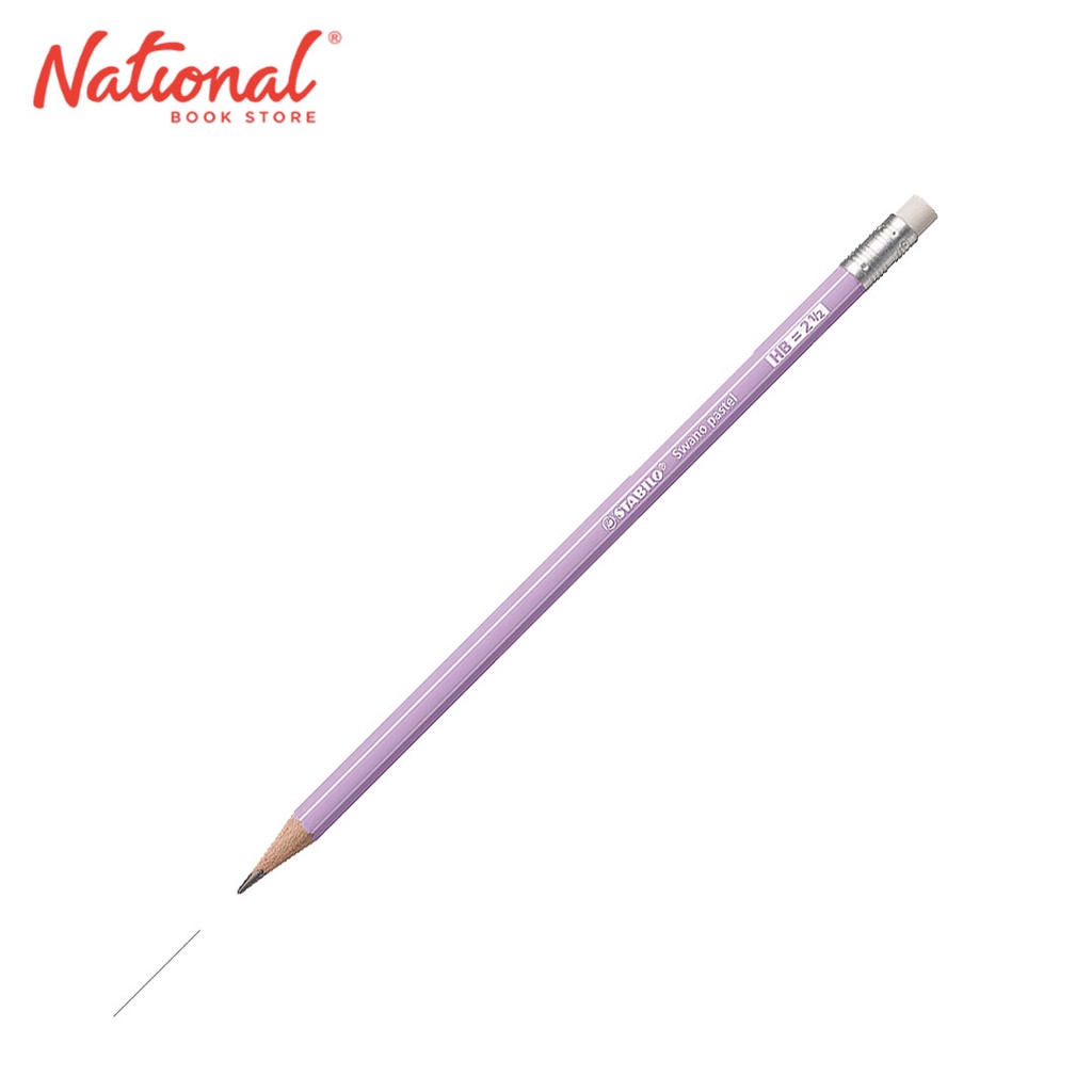 Stabilo Swano Pastel Wooden Pencil HB Lilac 4908/03-HB - School ...
