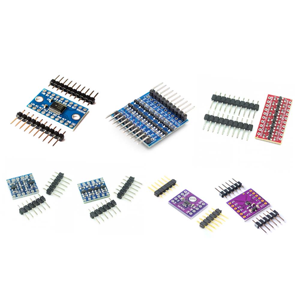 5Pcs 4 Channel IIC I2C Logic Level Converter Module 4 CH 5V to 3.3V Bi ...