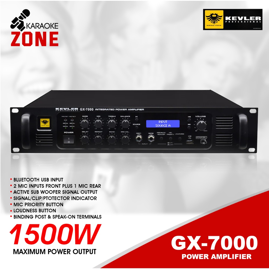 Kevler GX 7000 / Integrated Amplifier / 3000W / Original Kevler ...
