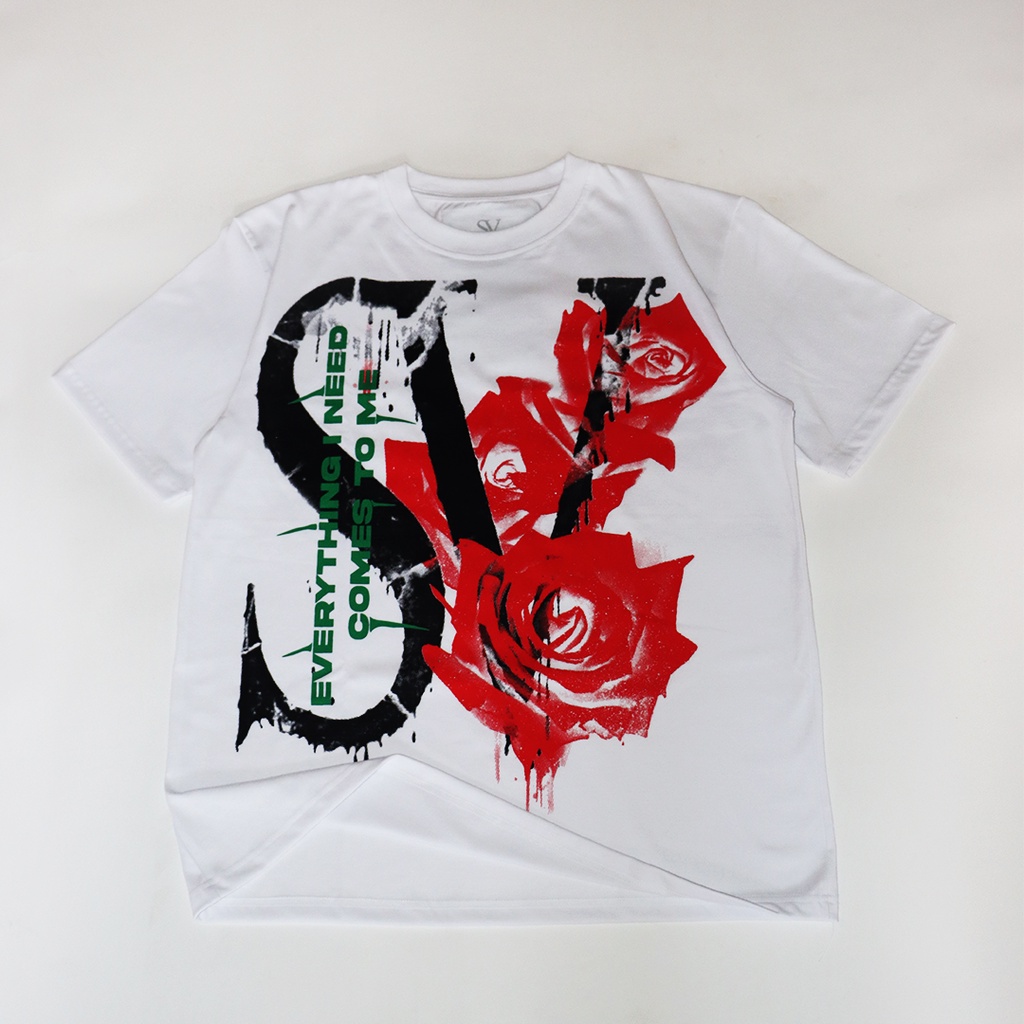 SV Merch "SV N' Roses" (White)(For Men/Women) | Shopee Philippines