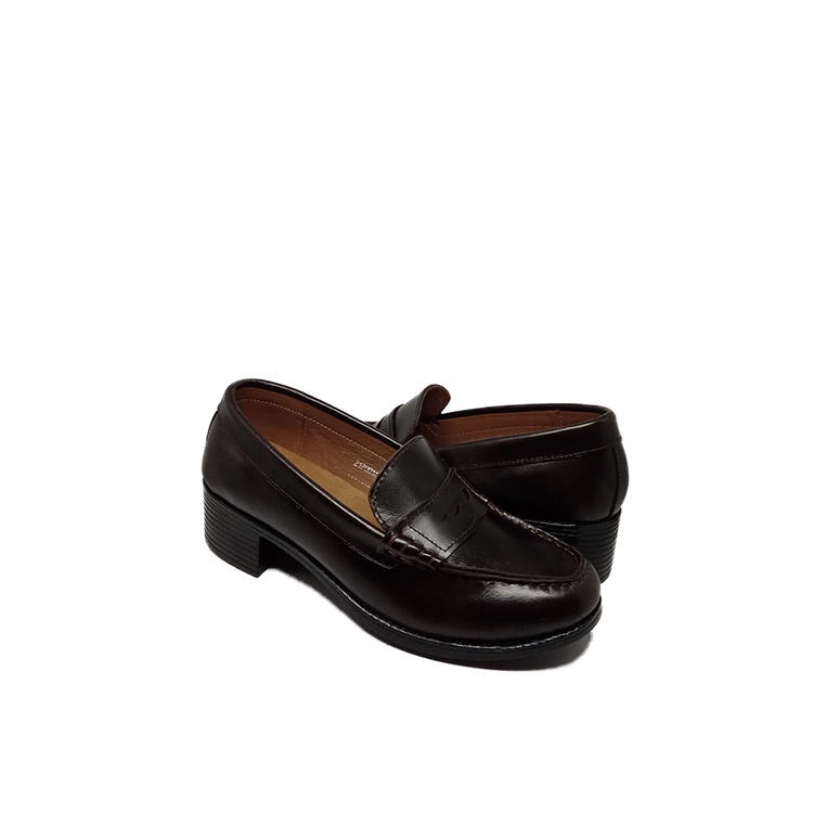 Otto 21700165 Womens Block Heel Penny Loafers | Shopee Philippines