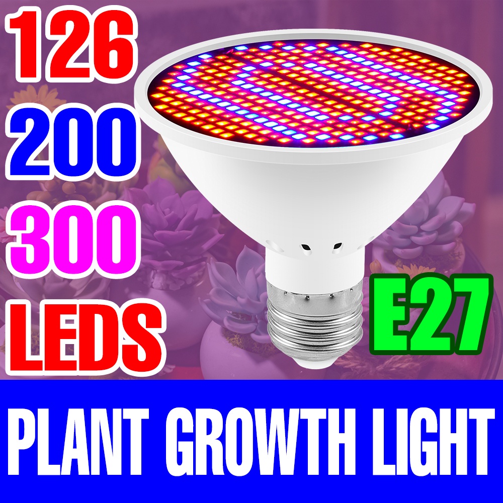 LED Plant Growth Bulb 220V Full Spectrum Plants Fill Light 110V ...