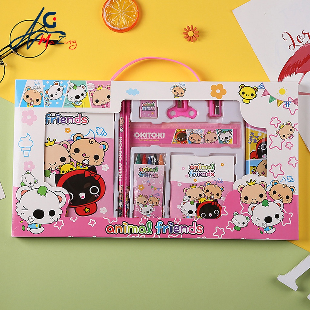 Big Pack 14 in1 Children's Pencils Stationery Set School Supplies ...