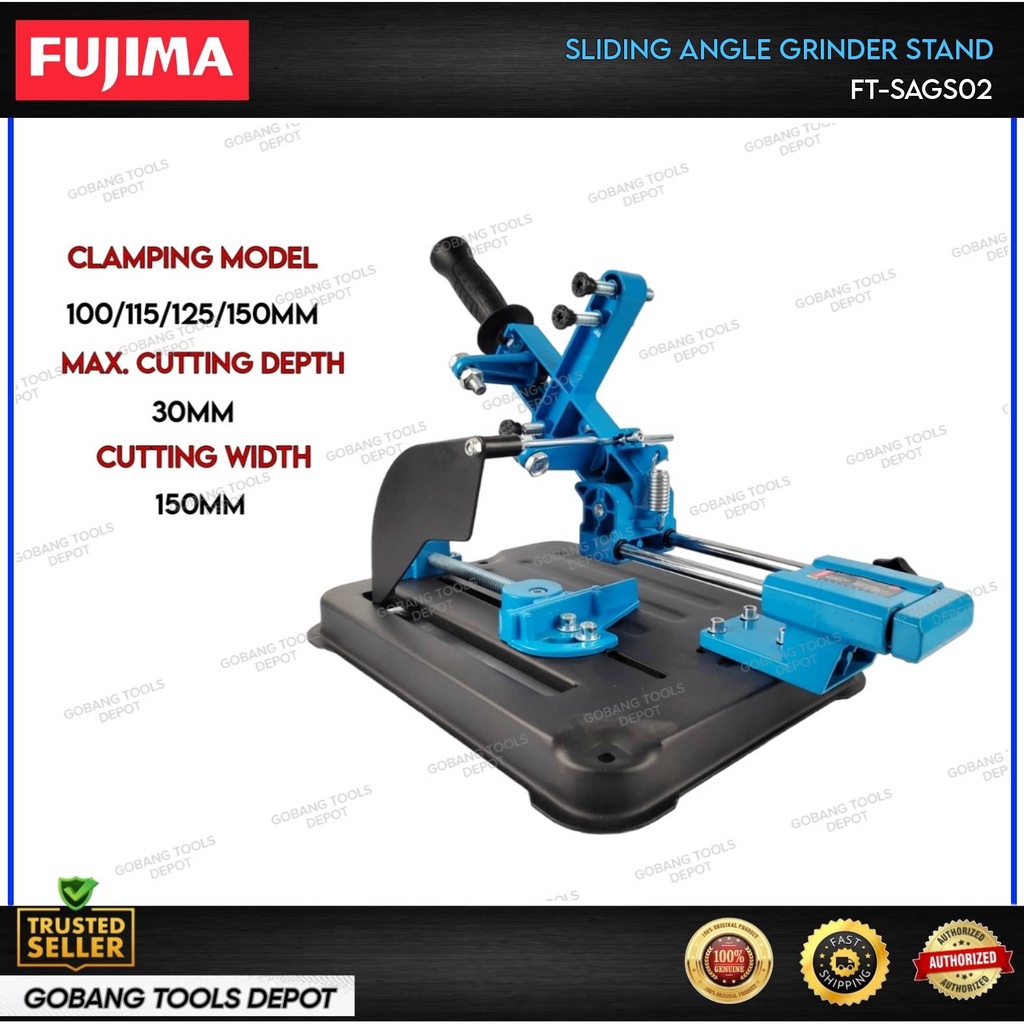 FUJIMA Japan sliding Angle Grinder Stand 100-150mm FT-SAGS02 | Shopee ...