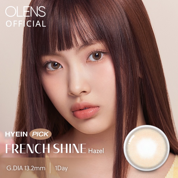 OLENS Official NewJeans Pick French Shine 1Day Hazel 10P Contact Lens ...