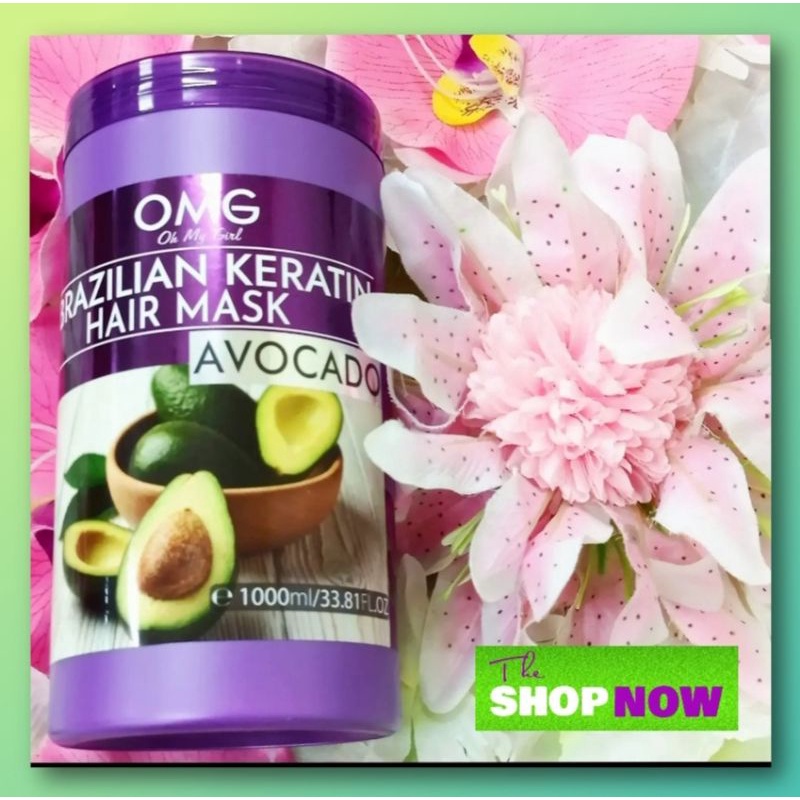 OMG BRAZILIAN Keratin Mask 1000ml (AVOCADO) | Shopee Philippines