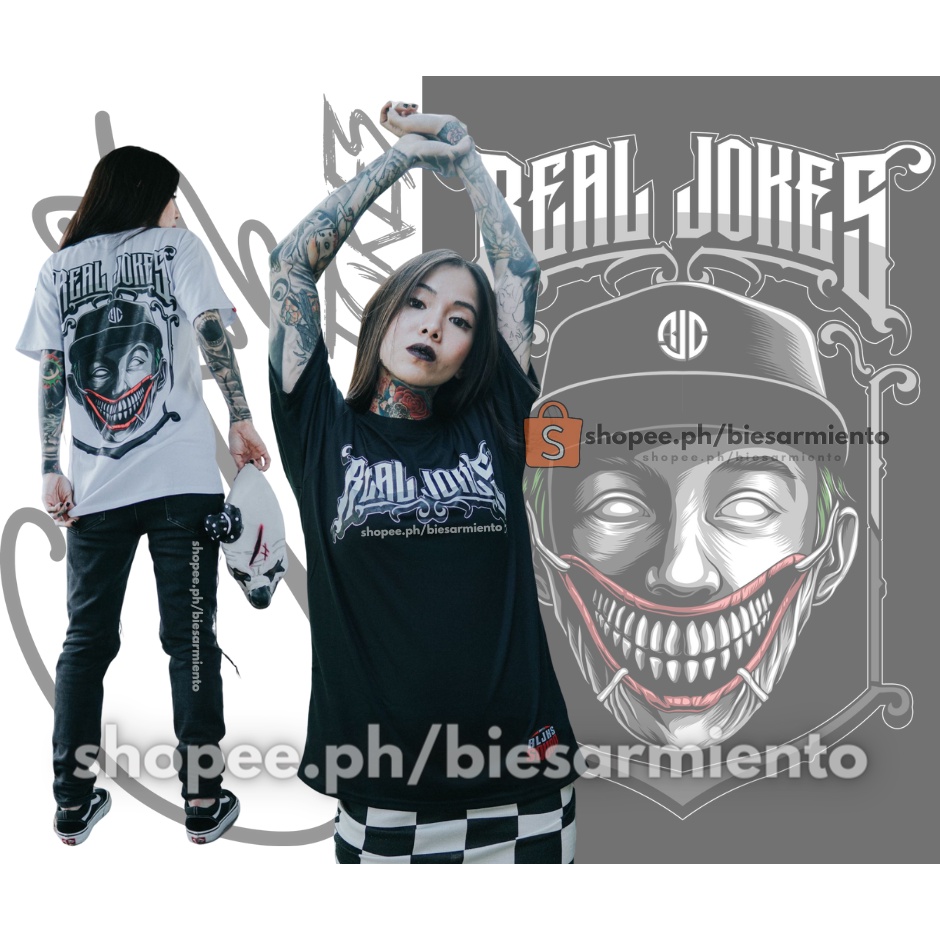 Real Jokes Clothing FMASK (Black / White) | Shopee Philippines
