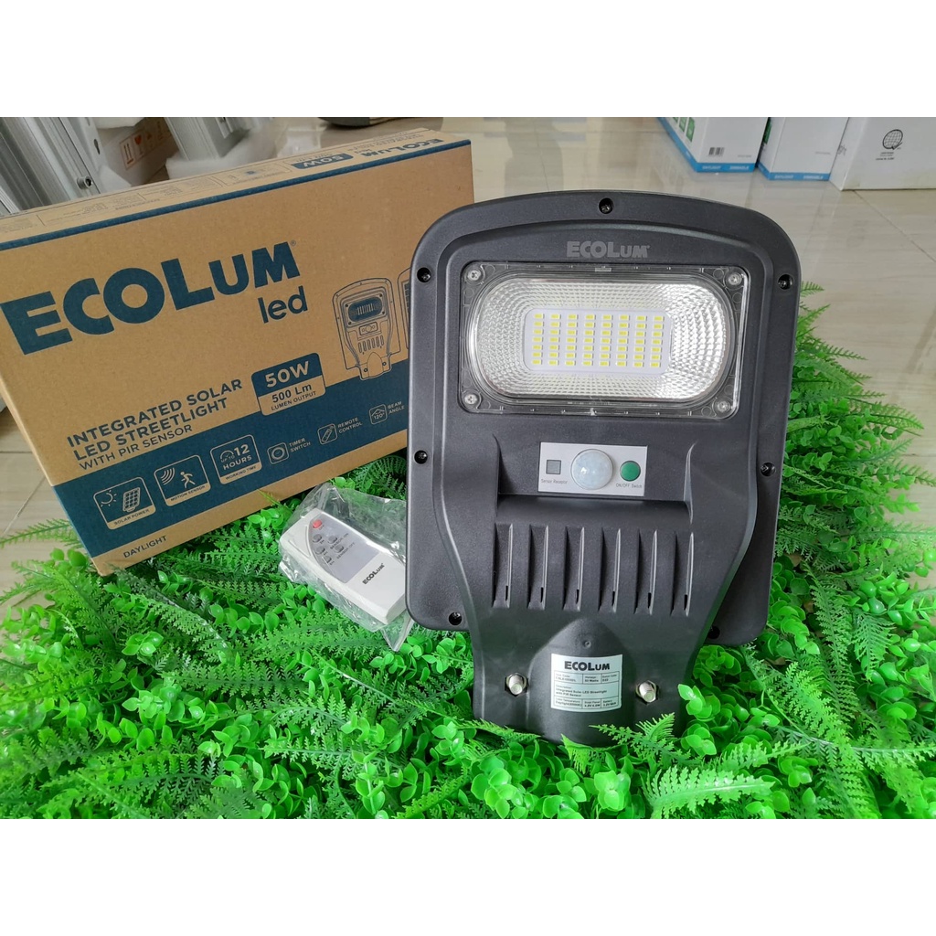 Ecolum Solar Street lights 50w | Shopee Philippines