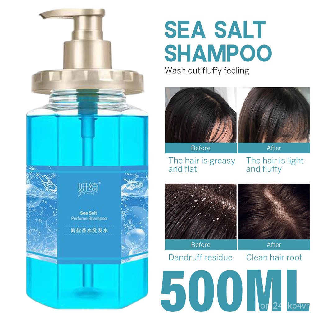 500ML Sea Salt Shampoo Anti Dandruff Shampoo Psoriasis Shampoo ...