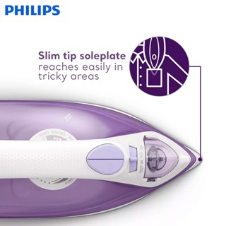 Philips Steam Iron DST1040/30 2000W Non Stick Soleplate Calc Clean ...