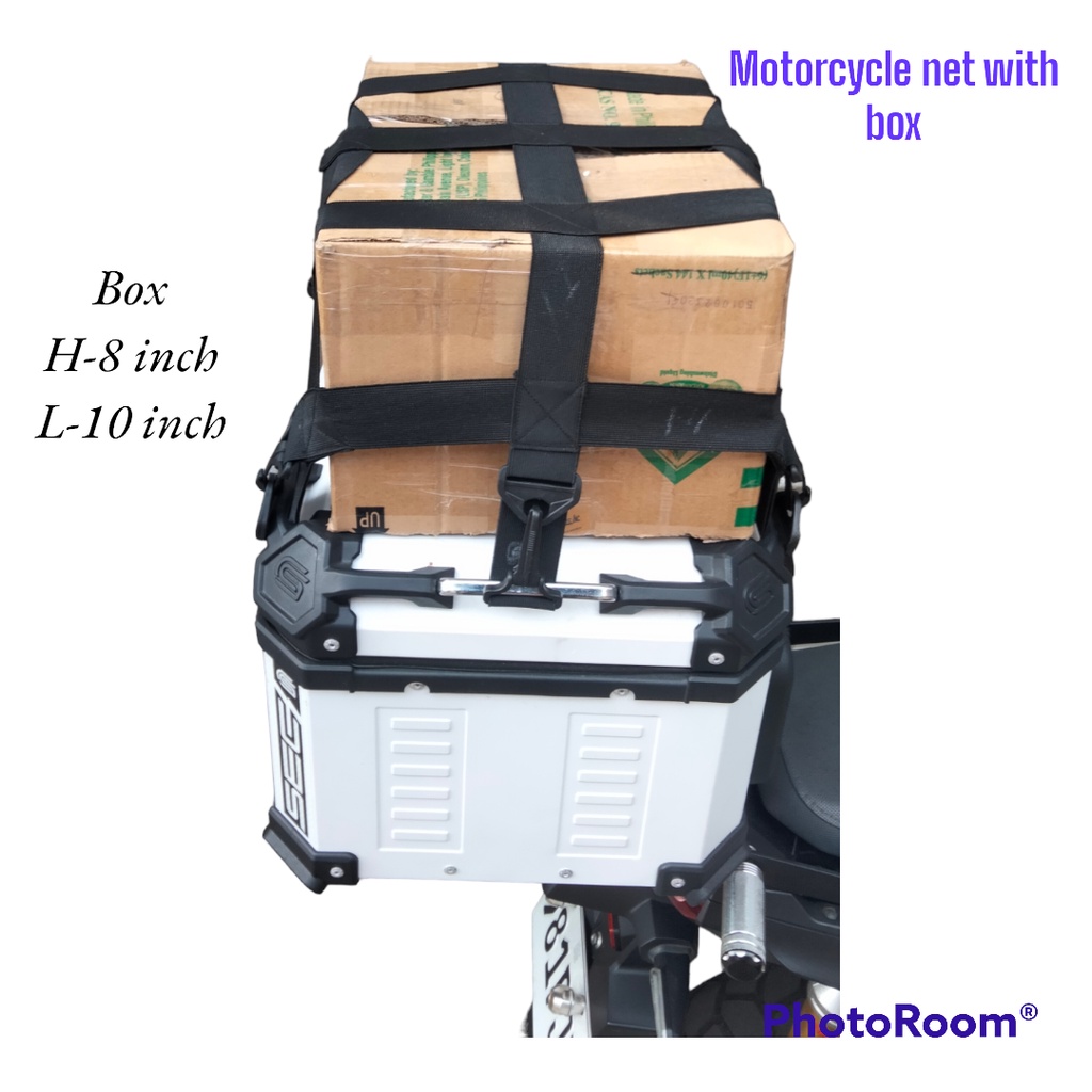 motorcycle top box net | Shopee Philippines