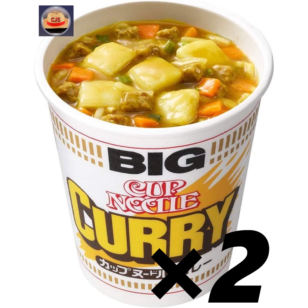 [JAPAN IMPORT] NISSIN CUP NOODLE BIG - CURRY 120g x 2 set, Made in ...