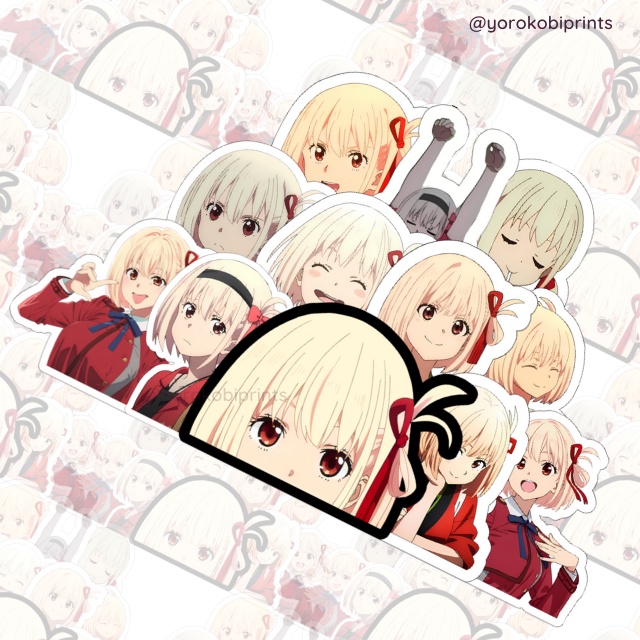 Chisato Nishikigi - Lycoris Recoil (LycoReco) - Peeker - Waterproof ...