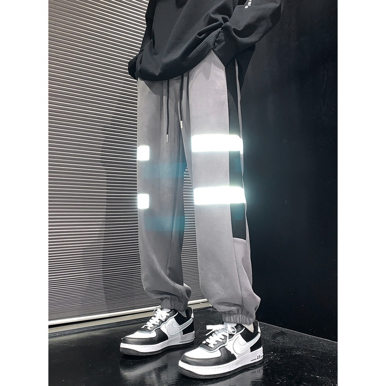 SHALOM Z226 LIGHT REFLECTOR JOGGER PANTS GAMUZA FABRIC QUALITY WITH ...