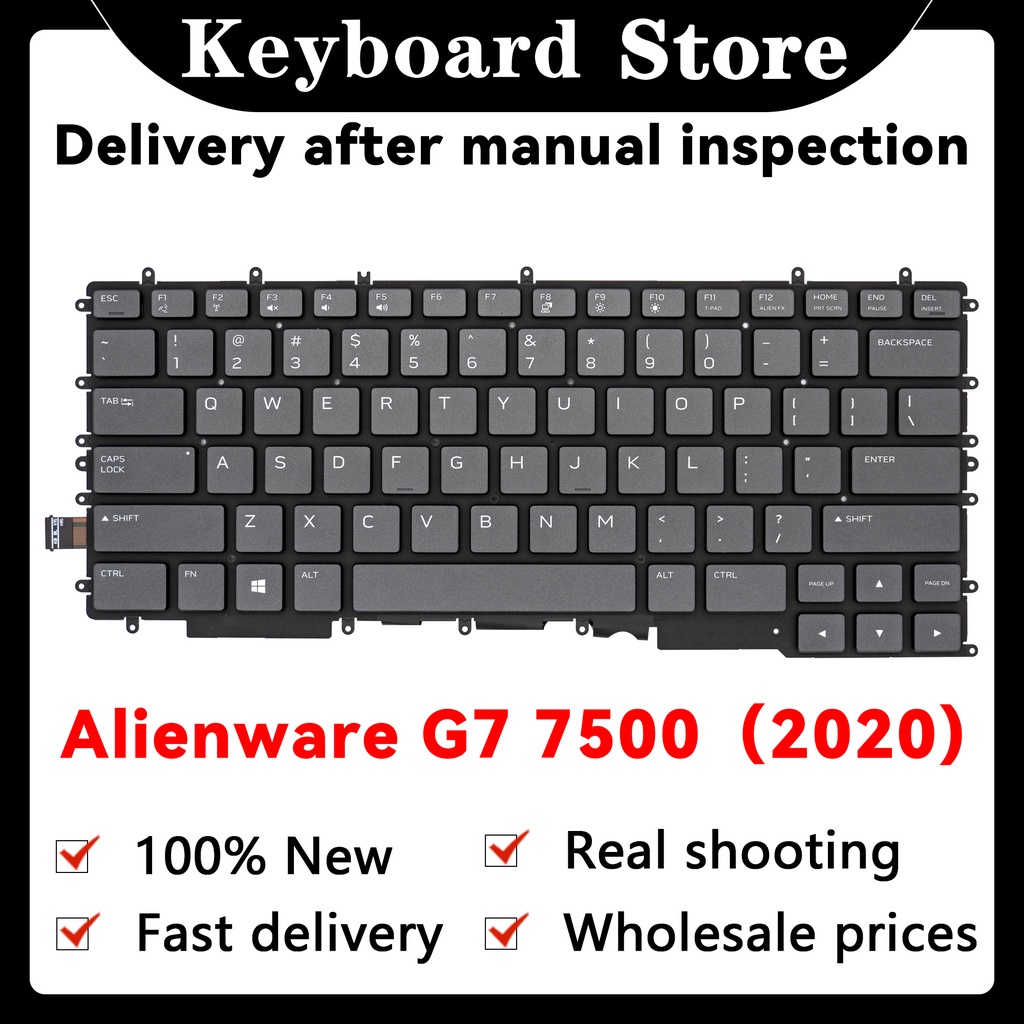 For Dell Alienware G7 7500 2020 RGB Laptop Keyboard US Backlight | Shopee Philippines